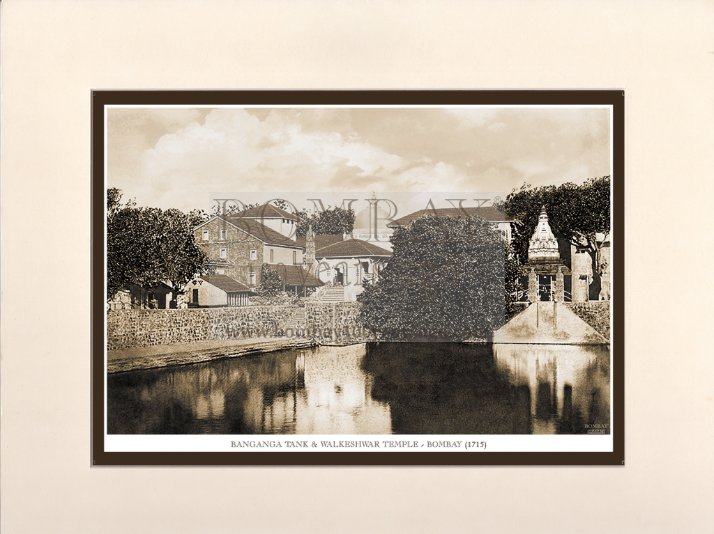 Banganga Tank & Walkeshwar Temple (Code: 210) – Mounted and Wooden ...