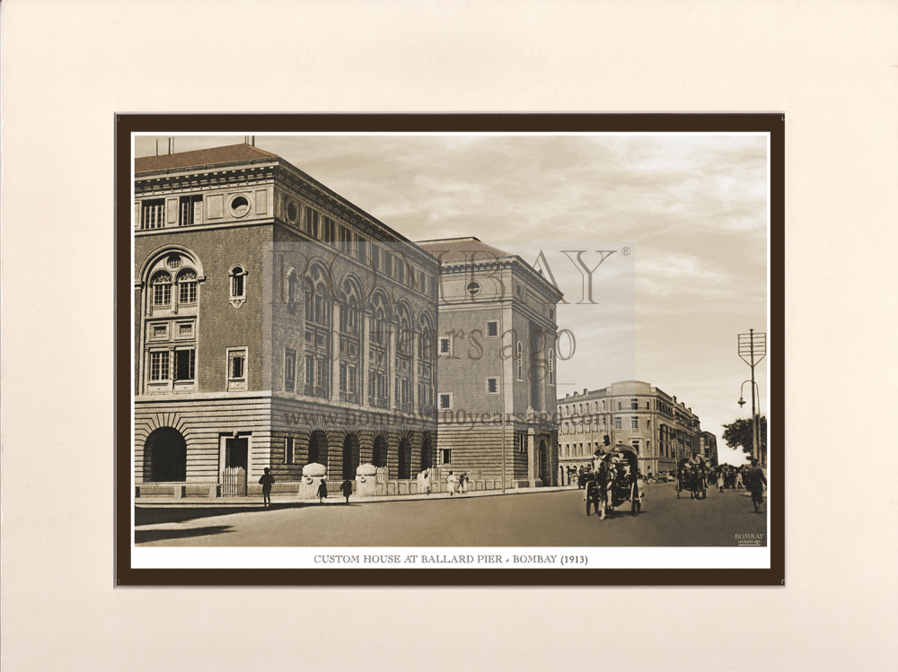 Custom House at Ballard Pier (Code: 132) – Mounted and Wooden Frames ...