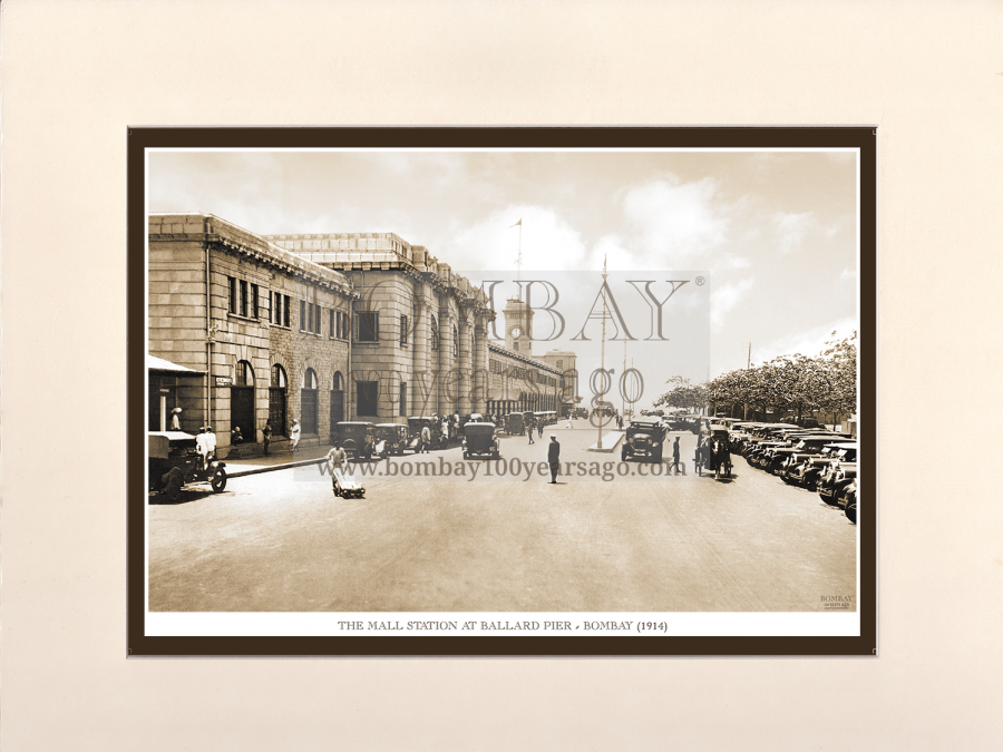 The Mall Station at Ballard Pier (Code: 129) – Mounted and Wooden Frame ...