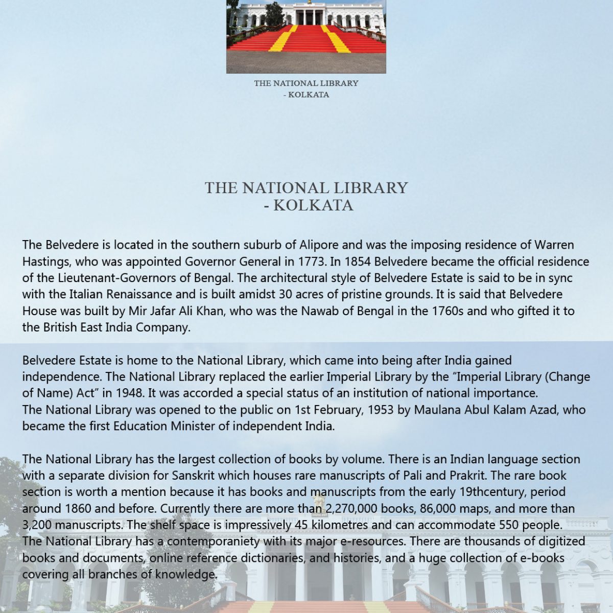THE NATIONAL LIBRARY – KOLKATA – Magnate Publishing House