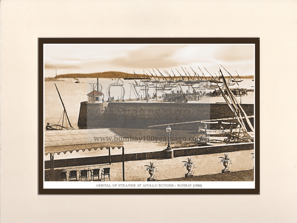 Arrival of Mail Steamer at Apollo Bunder Year-1908 (Code: 104 ...